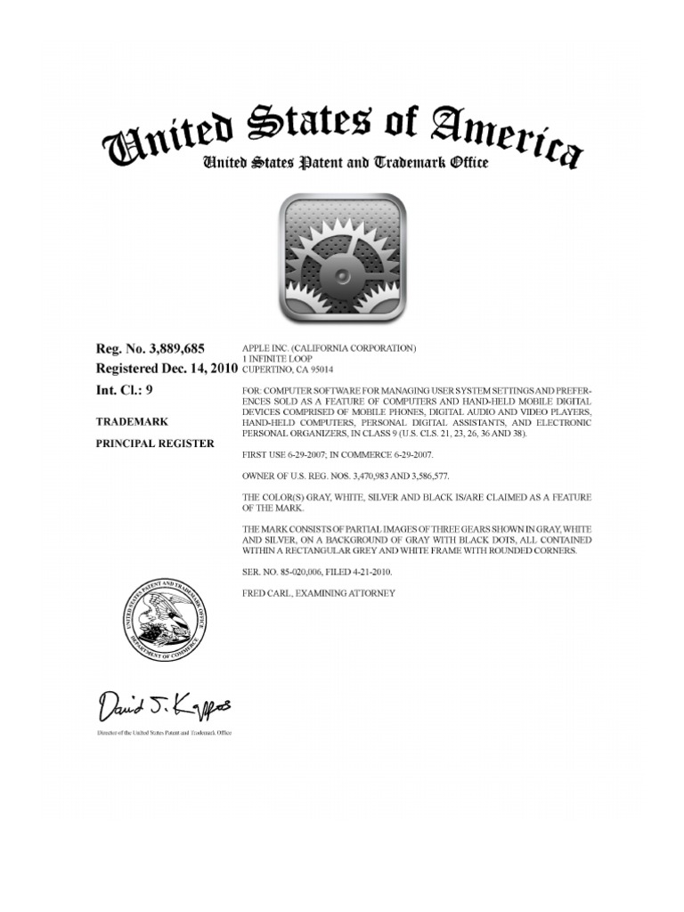 85020006 | United States Patent And Trademark Office | Trademark