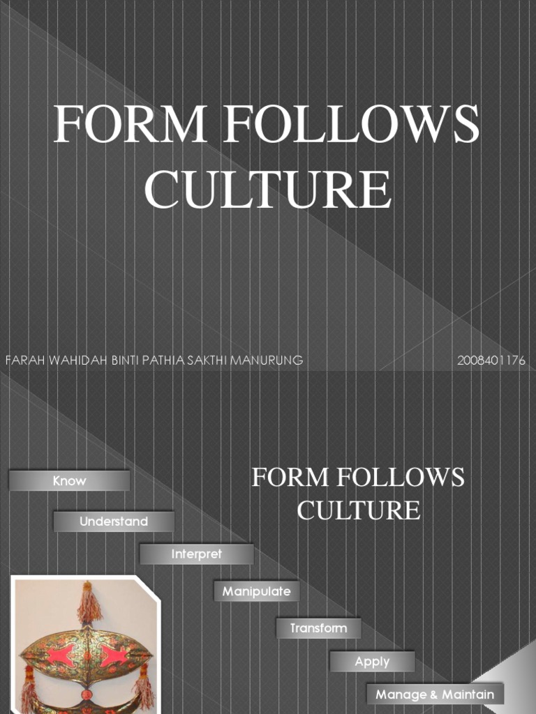 Form Follows Culture | PDF | Kite | Malaysia