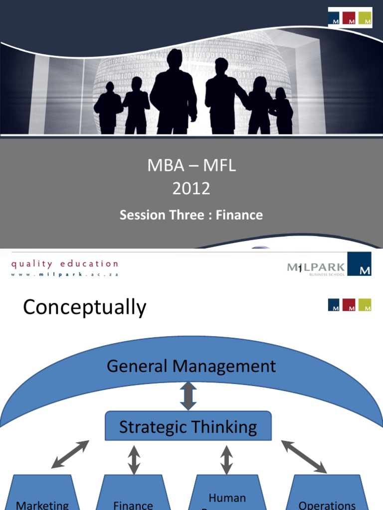 Mba Finance Session Overview And Principles Pdf Balance Sheet