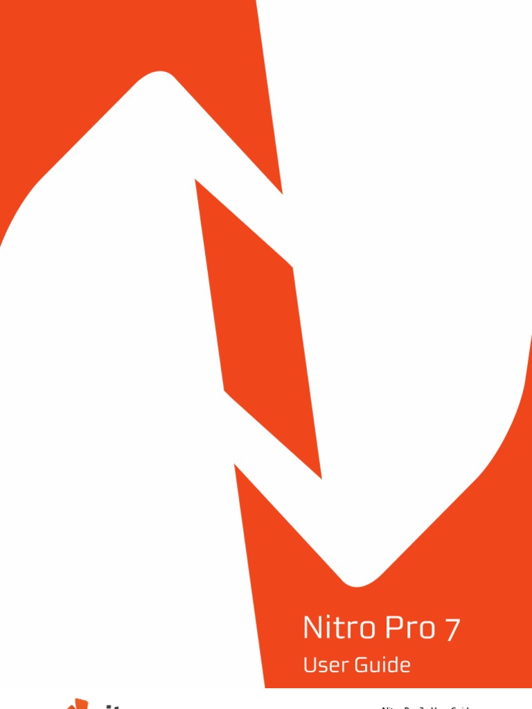 Nitro Pro 7 User Guide | PDF | Portable Document Format | Tab (Gui)