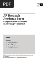 AP Seminar Exam Format and Lenses Guide | PDF | Argument | Cognition