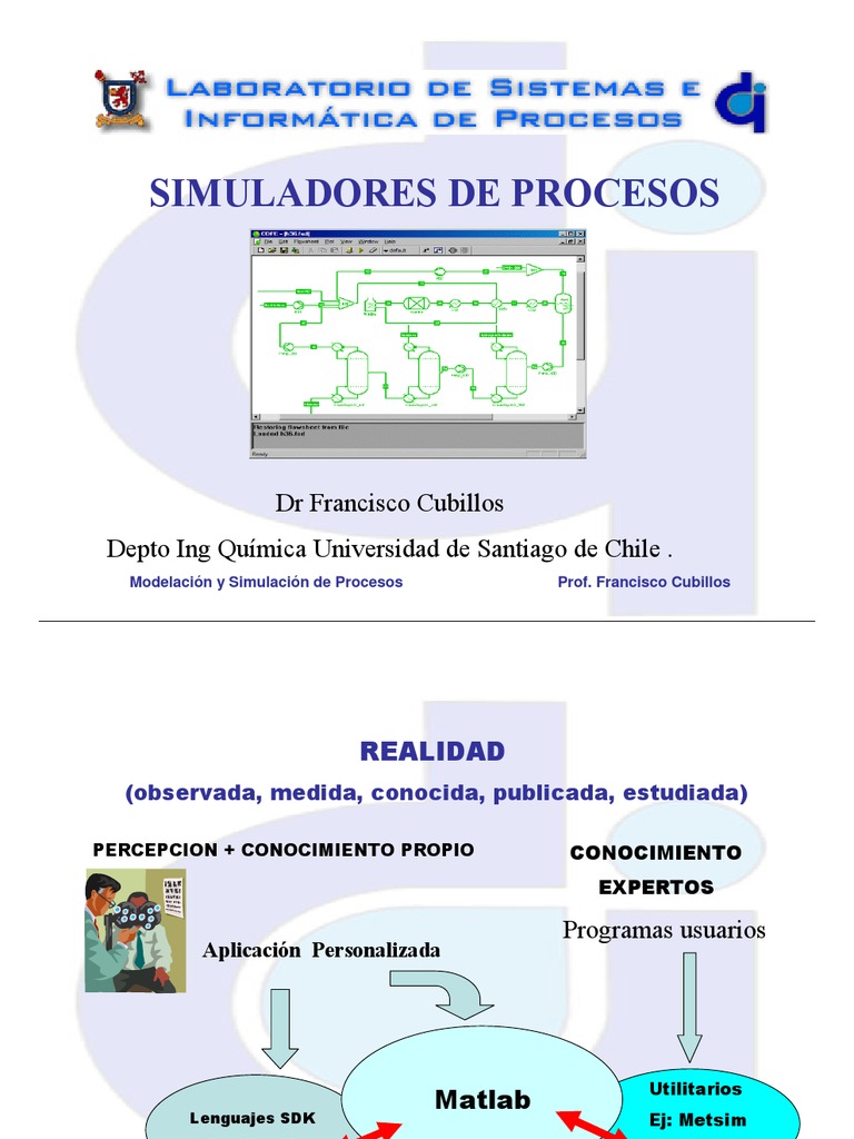 Simuladores de Procesos - Francisco Cubillos (Chile) | PDF | Simulación ...