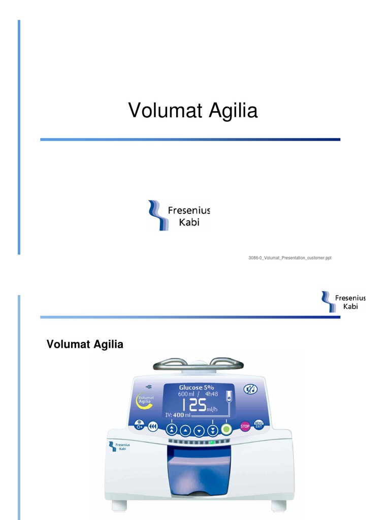 Volumat Fresenius | Intravenous Therapy | Monitoring (Medicine)