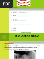 Diagnostico Pulpar y Periapical | PDF | Dolor | Inflamación