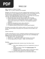 AP Seminar Exam Format and Lenses Guide | PDF | Argument | Cognition
