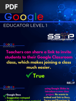 Level 1 Educator Exam - GCE Level 1 - Quiz A - Google Skills | PDF ...