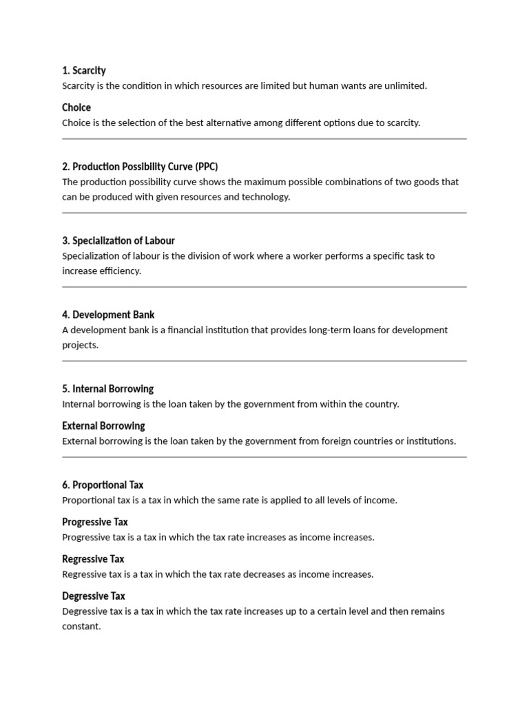 economics | PDF | Taxes | Monetary Policy
