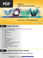ANSYS Mechanical Static Structural Guide | PDF | Structural Analysis ...