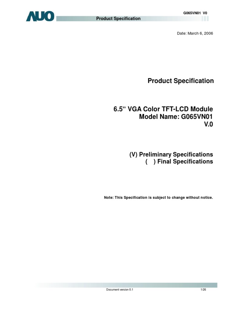 LVDS To Vga Converter | PDF | Electrical Connector | Liquid Crystal Display