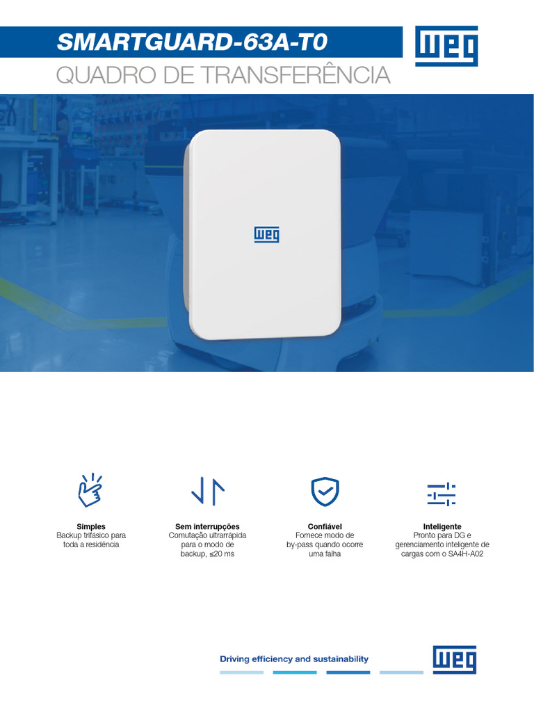DATASHEET_QUADRO_TRANSFERENCIA_SMARTGUARD_63A_T0_PT_web | PDF | Rede ...