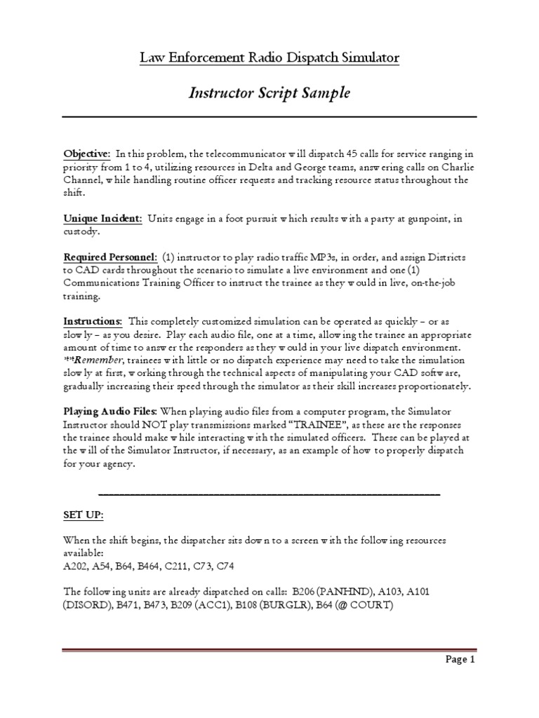 Instructor Script Sample | PDF | Simulation | Computing