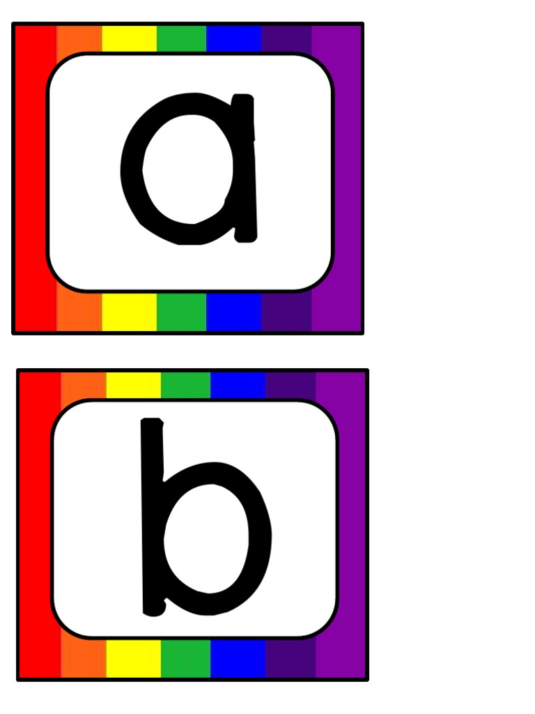 Rainbow Letters | PDF