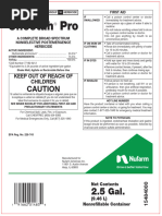 Genfarm Clethodim 240EC Herbicide Label | PDF | Herbicide | Bean