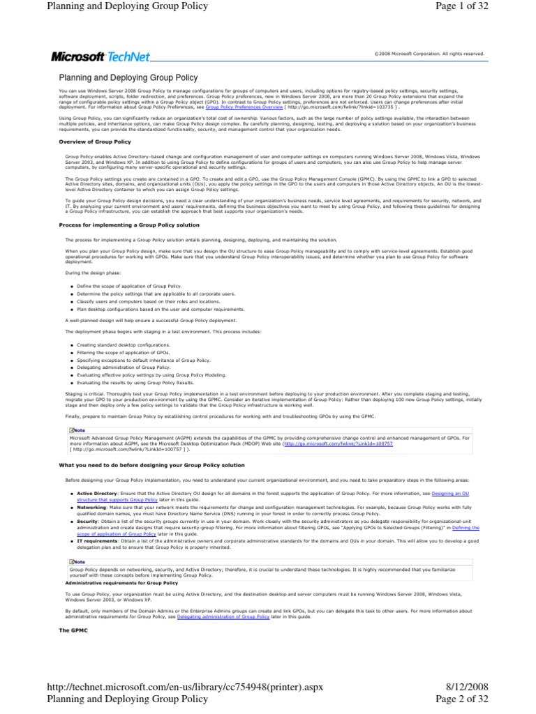 Domain Controller Policy | PDF | Group Policy | Active Directory