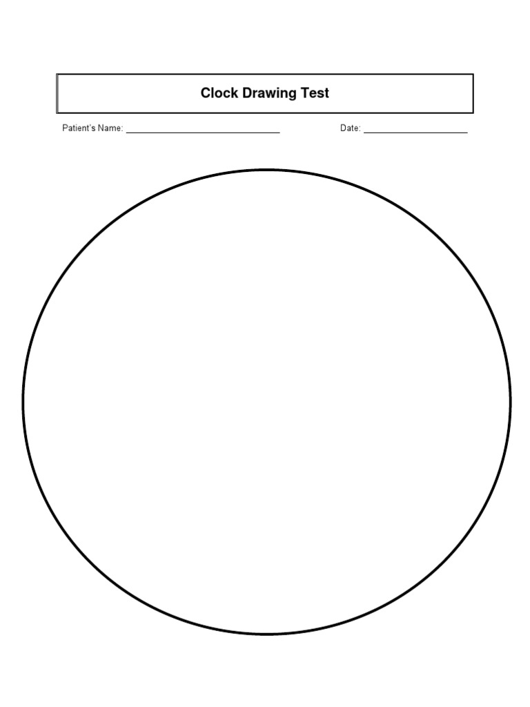 Clock Drawing | PDF