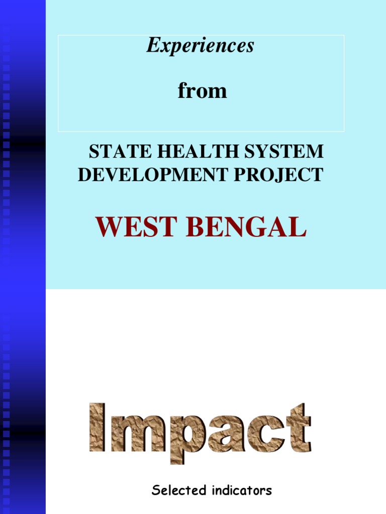 Experiences From State Health System Development Project | PDF ...