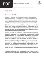 History of World War I: Causes & Key Figures | PDF | History
