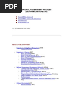 List of All Philippine Government Agencies | PDF | Agriculture | Employment