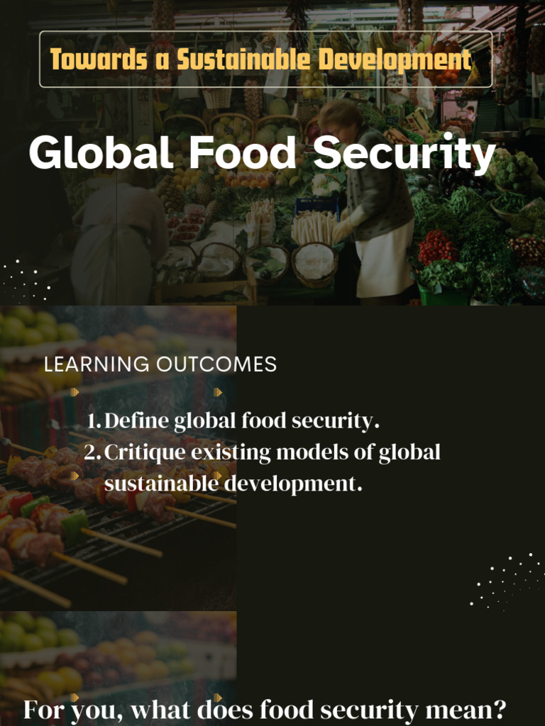 Global Food Security | PDF