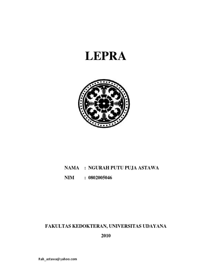 Lepra | PDF | Sains & Matematika