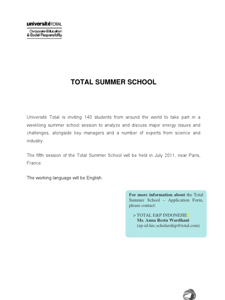 Tss 2011 Application Form Template | PDF