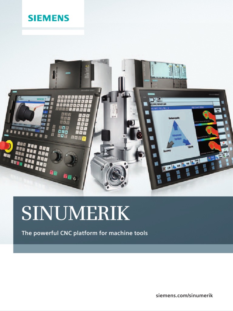 Sinumerik: The Powerful CNC Platform For Machine Tools | PDF | Numerical Control | Transmission ...