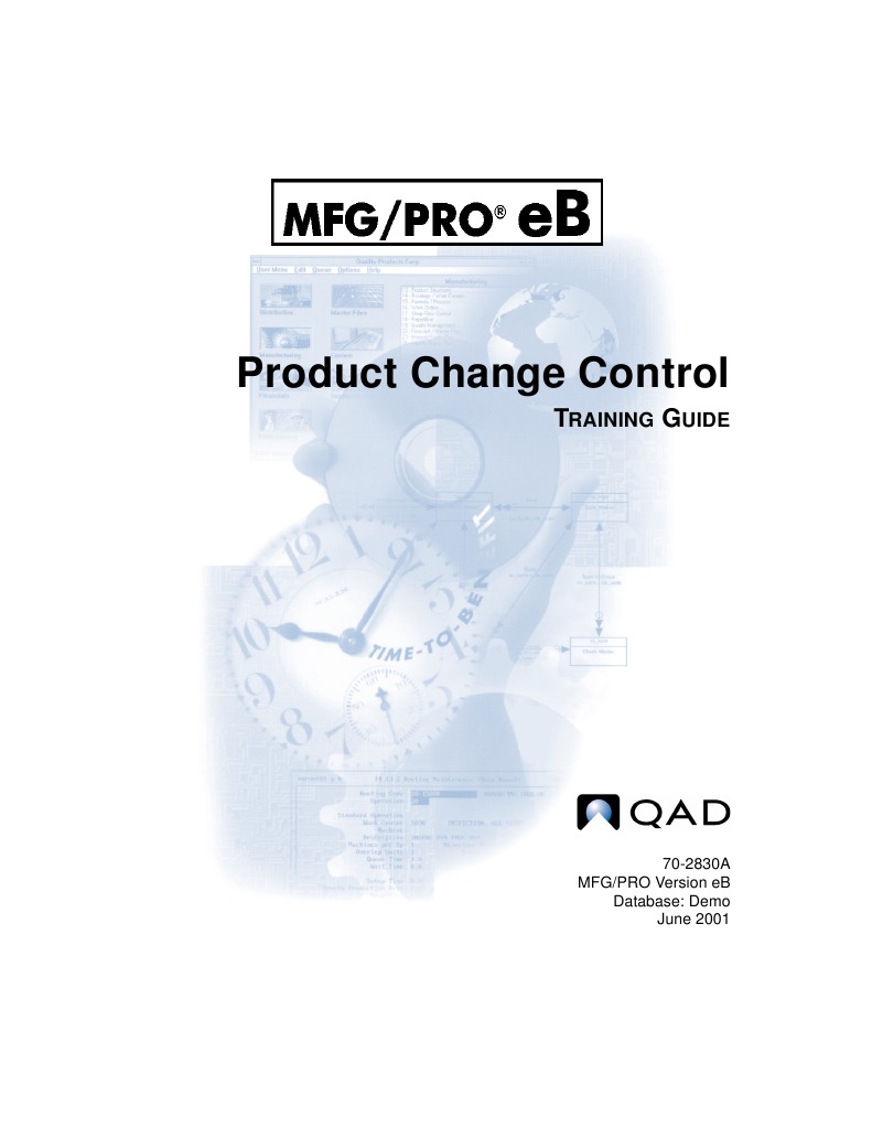 Product Change Control MFGPro | PDF | Trademark | Copyright