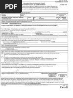 CRA Offline Authorization Form AUT-01 | PDF | Taxes | Government Finances