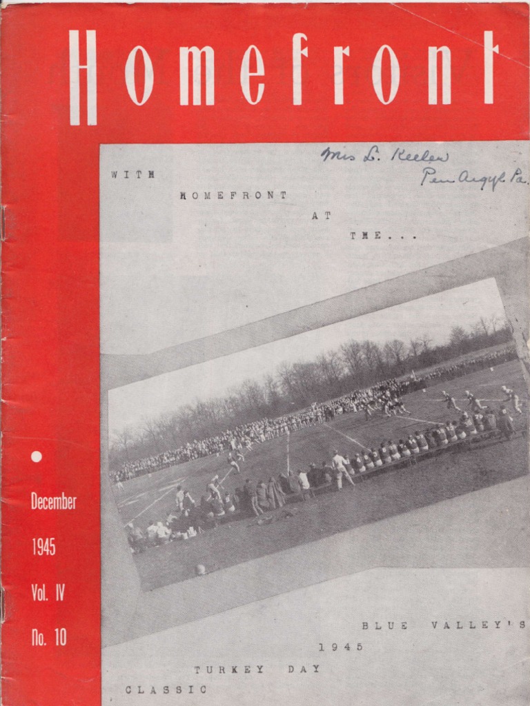 WWII Homefront Magazine Dec 1945 | PDF | Bomb Disposal | Military