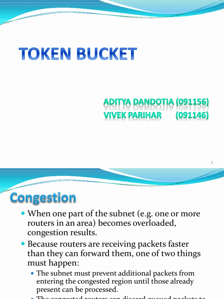 Token Bucket | PDF | Networking Standards | Communications Protocols