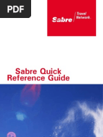Sabre System Keyboard: Quick Reference | PDF | Cursor (User Interface) | Computer Keyboard