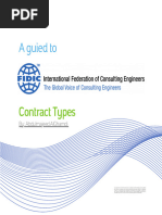 Overview of FIDIC Contract Types | PDF | Business | Economies