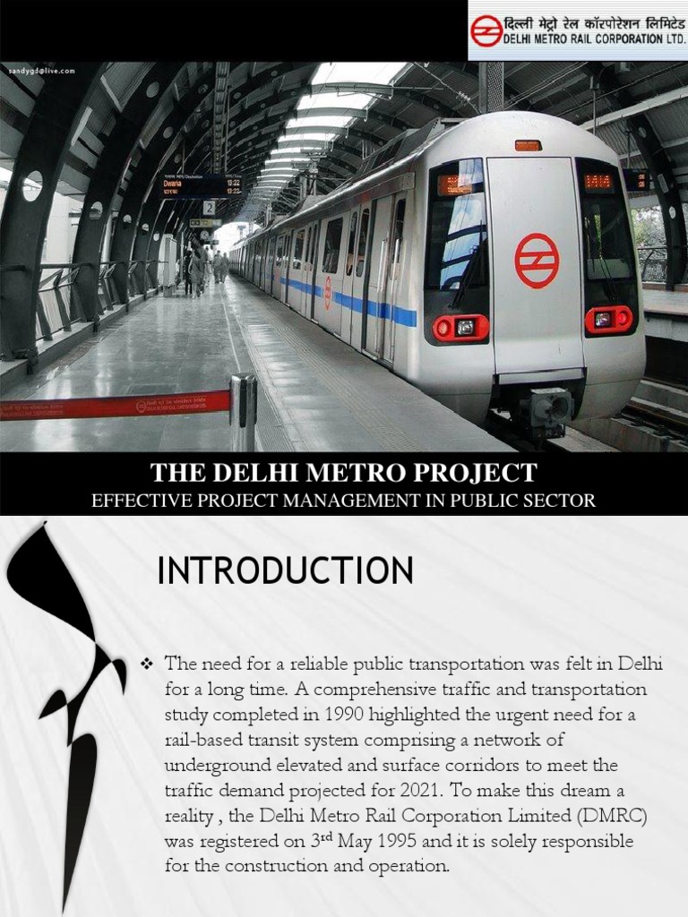 Overview of the Delhi Metro Project | PDF | Delhi | Rapid Transit
