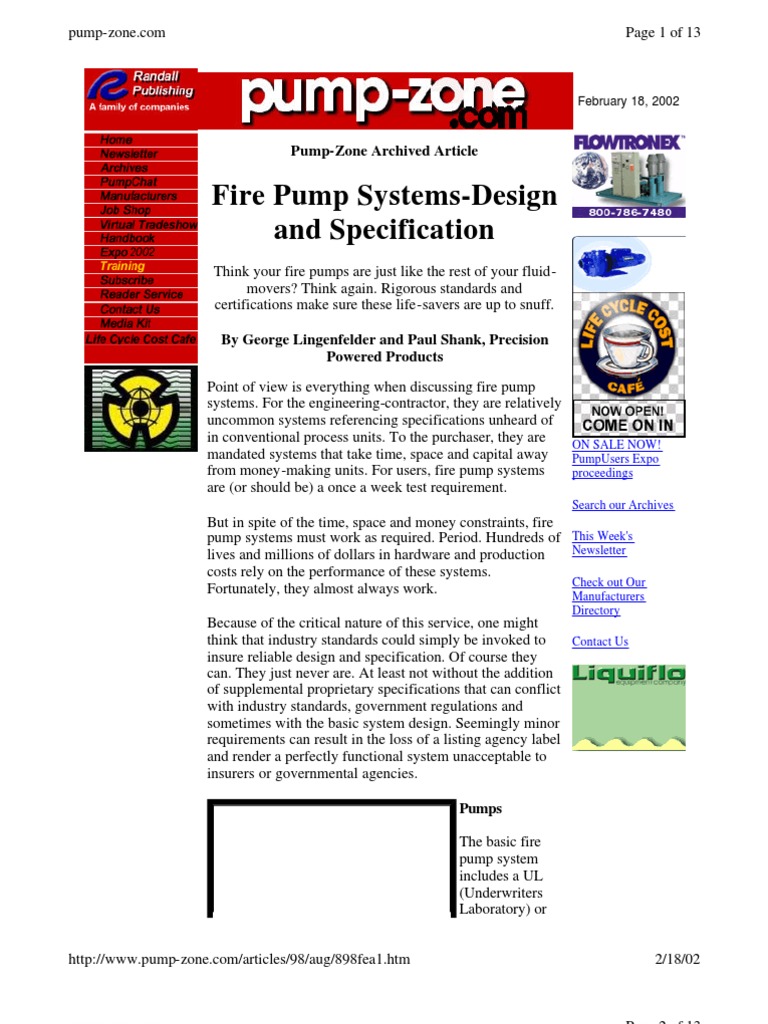 Pump Zone Article | PDF | Home & Garden