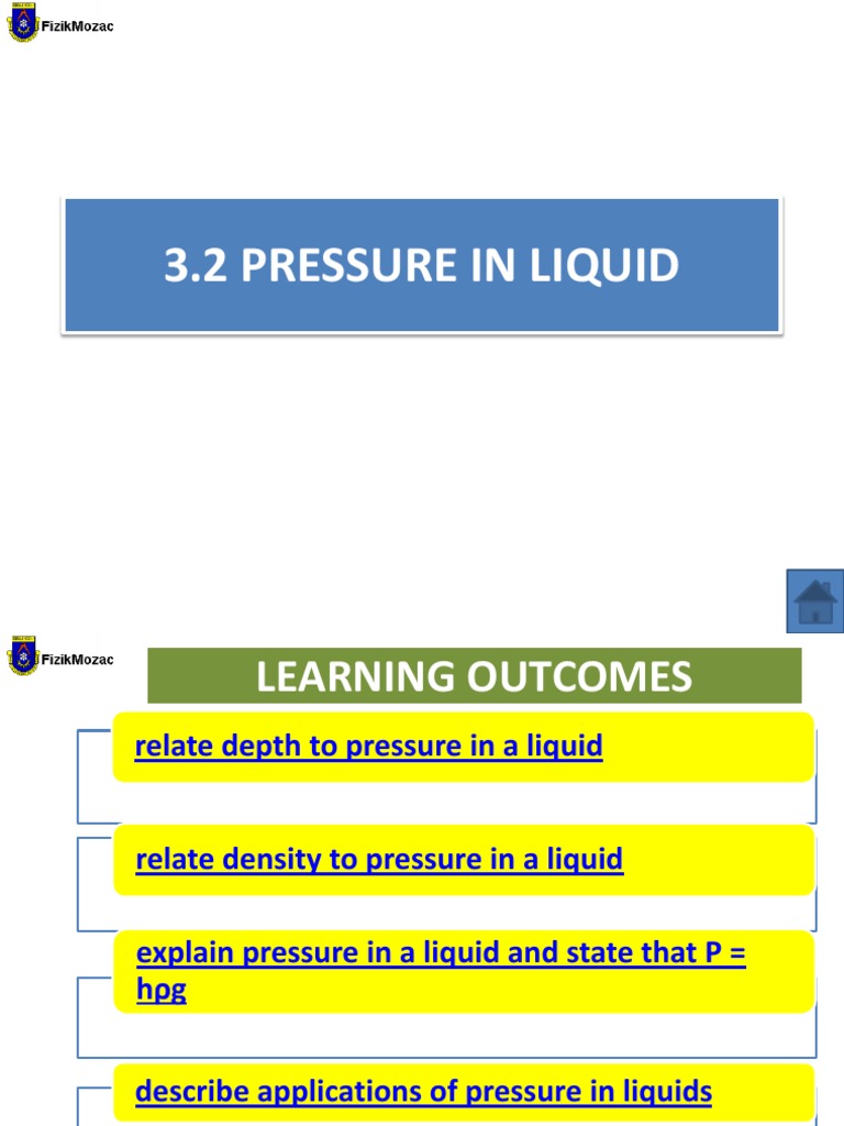 Liquid Pressure Concepts | PDF | Pressure | Liquids
