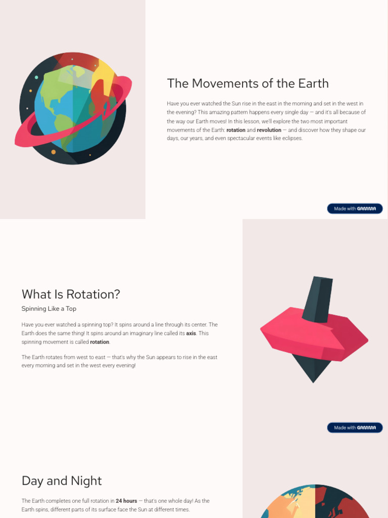 The Movements of the Earth | PDF | Moon | Eclipse