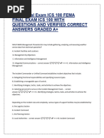 NIMS and ICS Final Exam Review | PDF | Incident Command System | Business