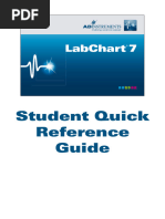 LabChart Student Setup Guide | PDF | Microsoft Excel | Amplifier
