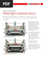 Watertight Doors On Ships Types, Maintenance & SOLAS Regulations | PDF ...