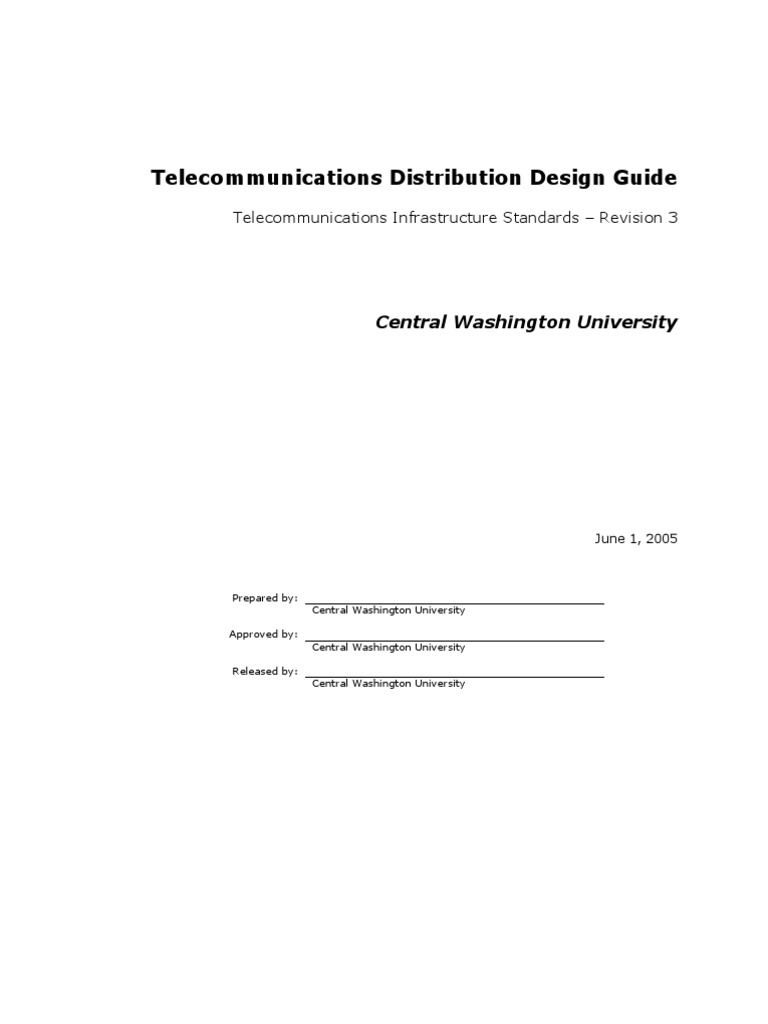 TDDG | PDF | Telecommunication | Cable