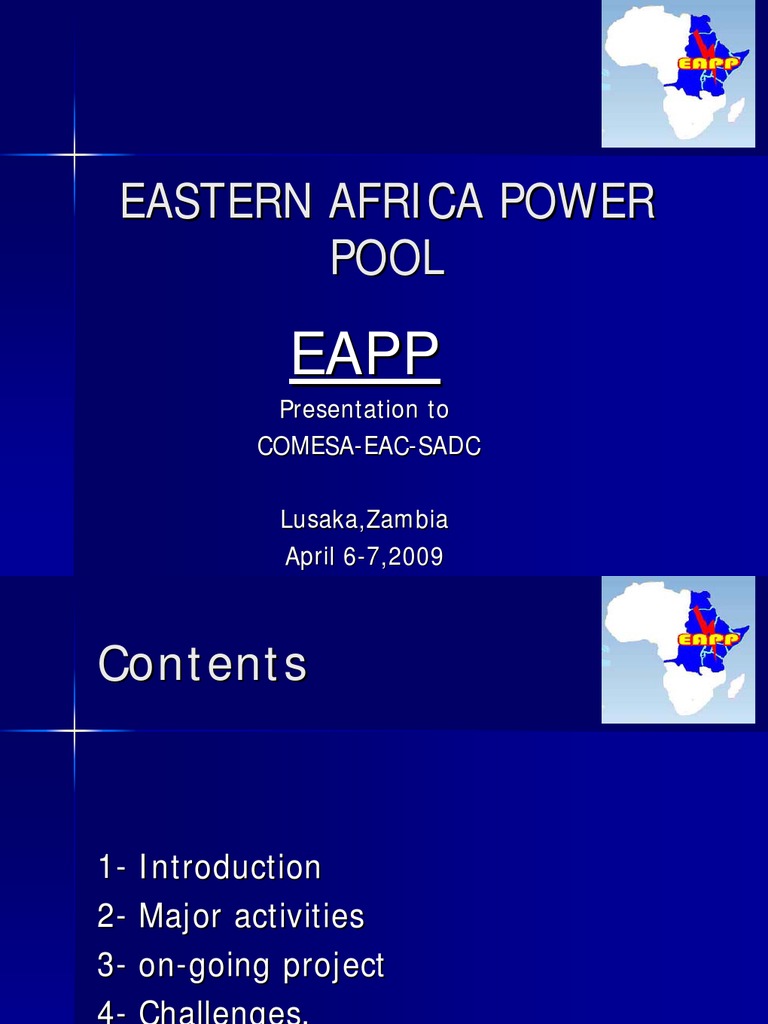 East Africa Power Pool Presentation | PDF | African Development Bank ...