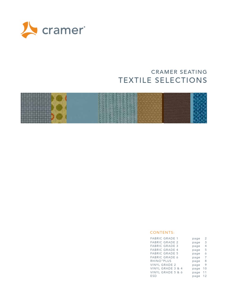 Cramer Ever Complet Set of Textiles | PDF | Polyvinyl Chloride | Polyester