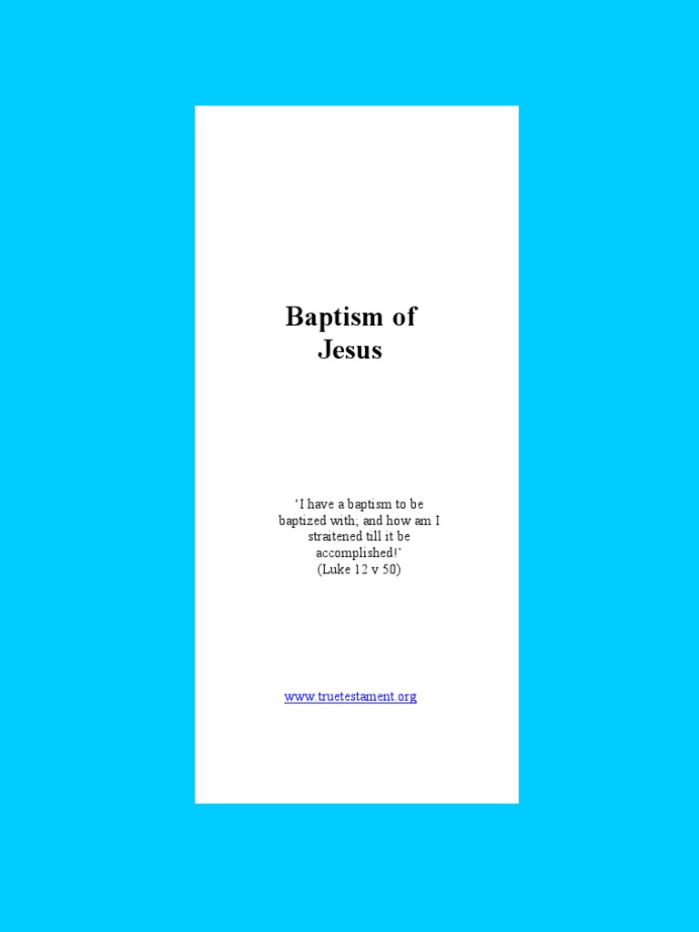 The Lifelong Vow of Baptism Explained | PDF | Baptism | Salvation