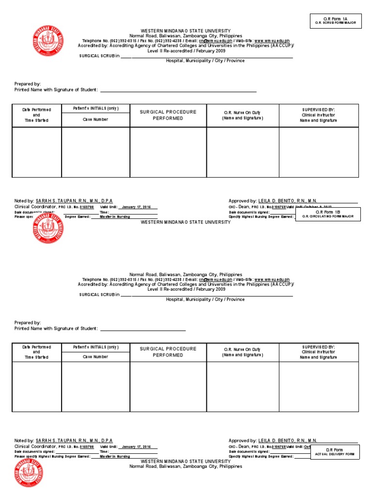 PRC Form | PDF | Nursing | Health Care