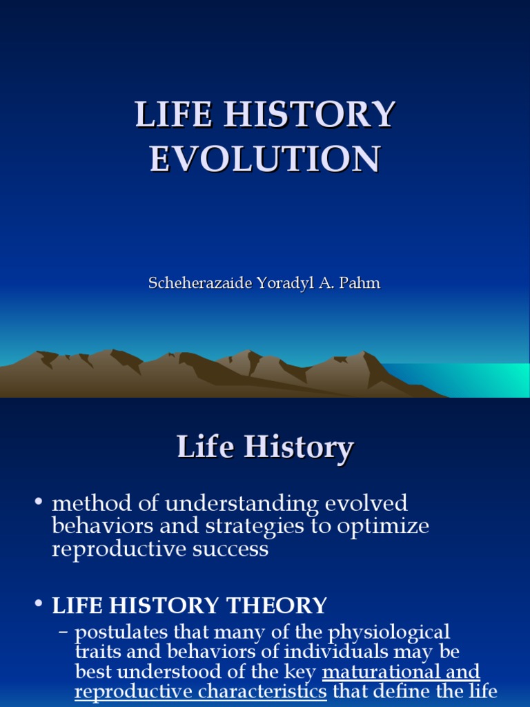 12-Life History Evolution in Cichlids (By Pahm) | PDF | Evolutionary ...