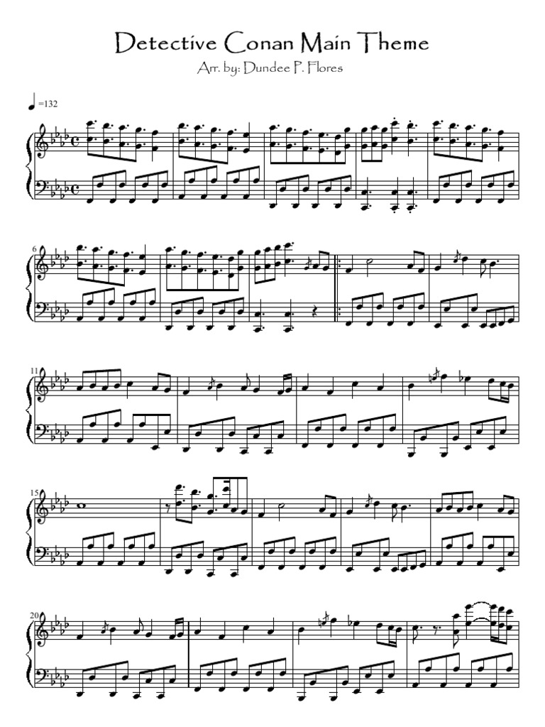 Detective Conan Main Theme | PDF