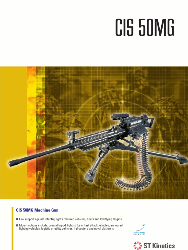 .50 Machine Gun | PDF | Machine Gun | Armoured Fighting Vehicles