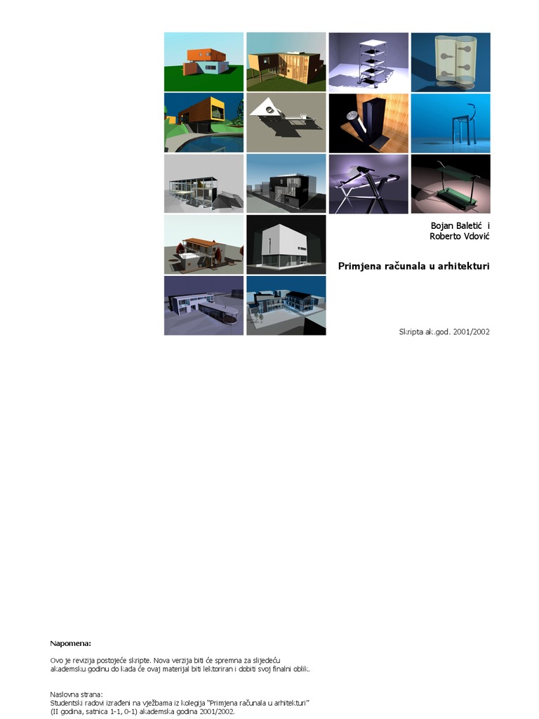 Primjena Racunara U Arhitekturi | PDF