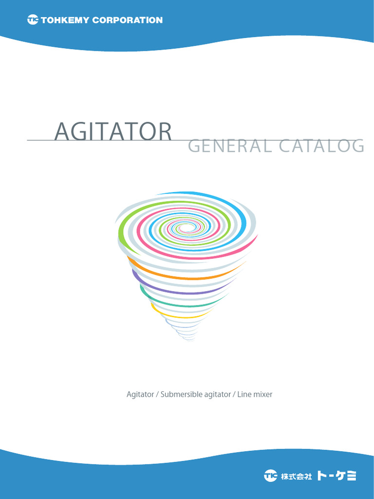 Agitator Tohkemy NTA | PDF | Viscosity | Belt (Mechanical)