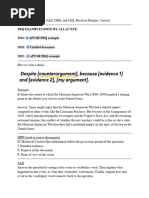 APUSH DBQ Outline Template | PDF